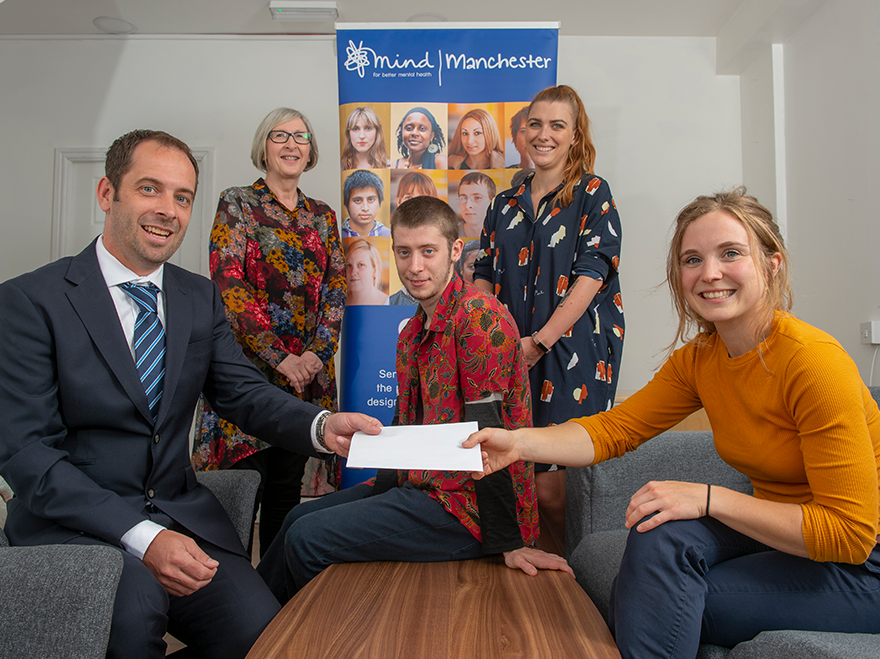 Story Contracting donates £1,000 to Manchester Mind - Story Contracting