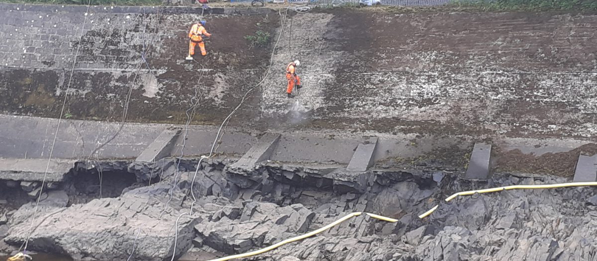 Tongland Dam Plunge Pool Repair Works - Story Contracting