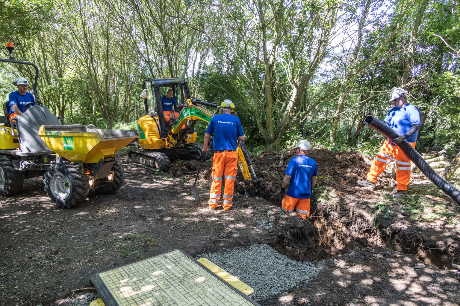 130-year-old embankment in Morpeth successfully stabilised - Story ...