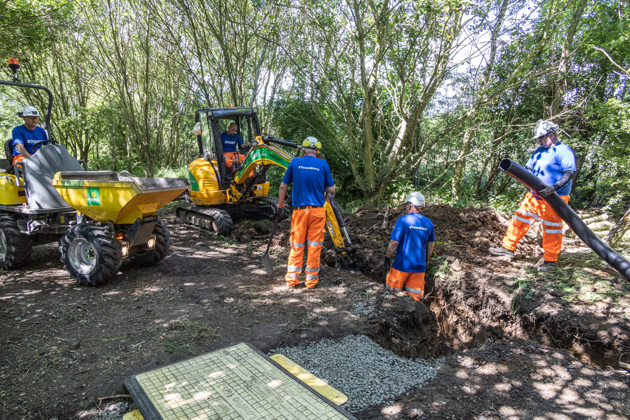 130-year-old embankment in Morpeth successfully stabilised - Story ...