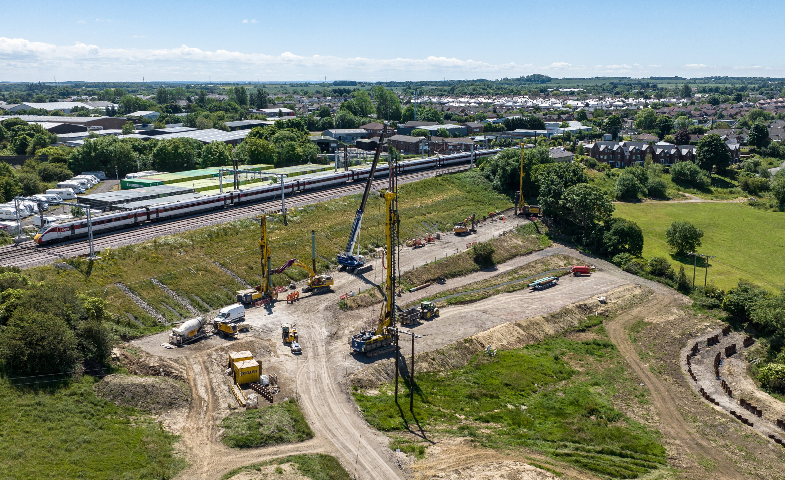 130-year-old embankment in Morpeth successfully stabilised - Story ...