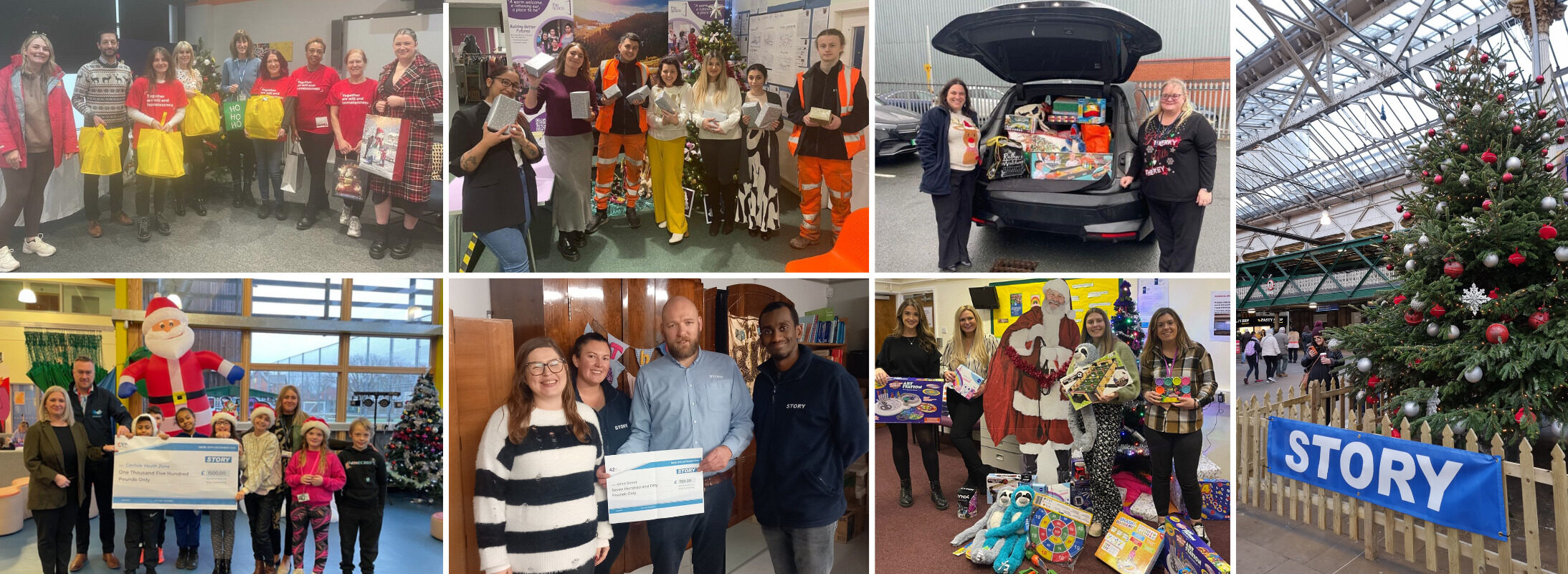 Festive cheer for UK charities from Story Contracting’s Christmas ...