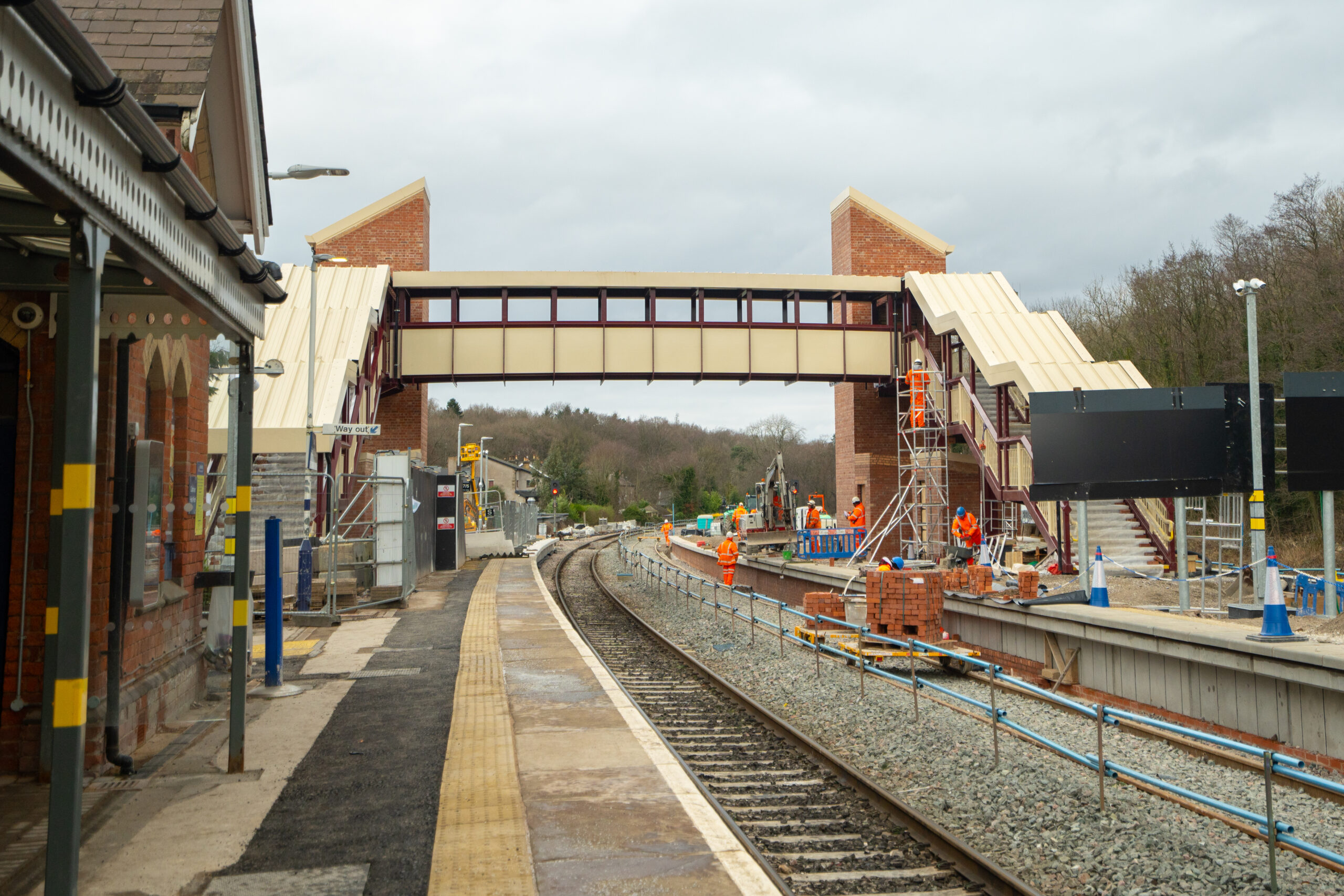 Accessible footbridge installed at Dore & Totley station - Story ...